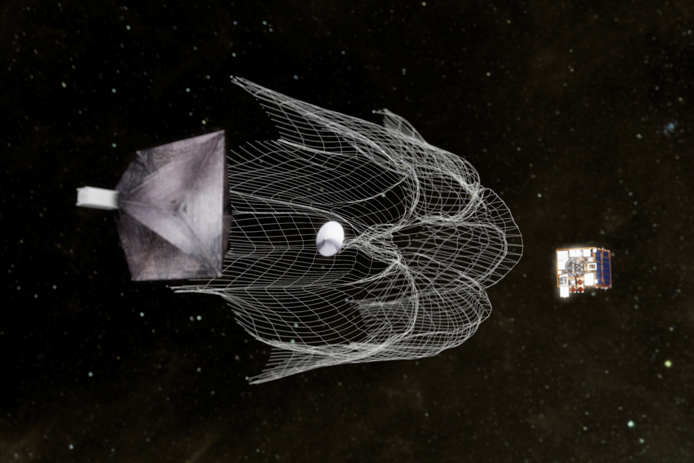 How Can We Fix The Space Junk Problem? A Net And A Harpoon, Say ...